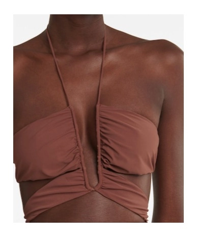NENSI DOJAKA Halterneck Minidress