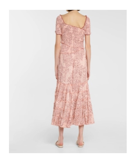 Poupette St Barth Soledad Floral Midi Dress