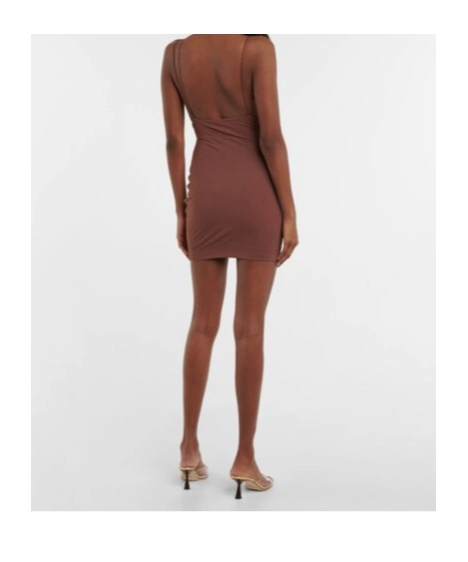 NENSI DOJAKA Cutout Ruched Minidress