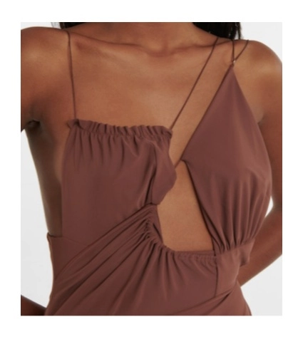 NENSI DOJAKA Cutout Ruched Minidress
