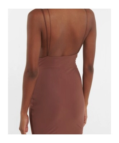 NENSI DOJAKA Cutout Ruched Minidress