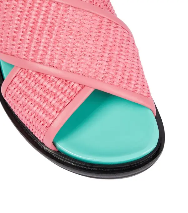 Marni Fussbett Raffia Sandals