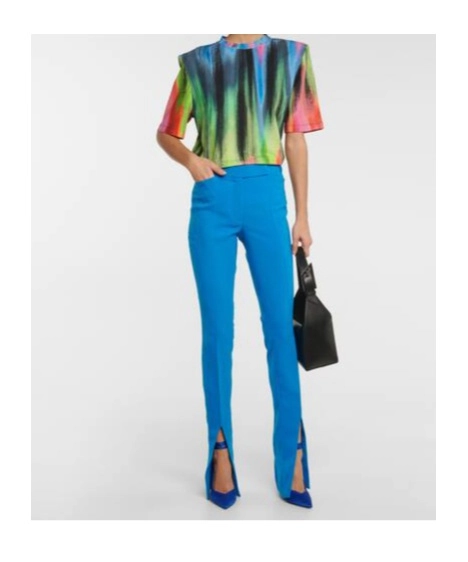 Attico Freja High-waisted Tech Crepe Leggings
