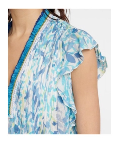 Poupette St Barth Sasha Printed Minidress