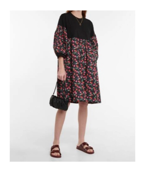 See By Chloé Printed Cotton Minidress