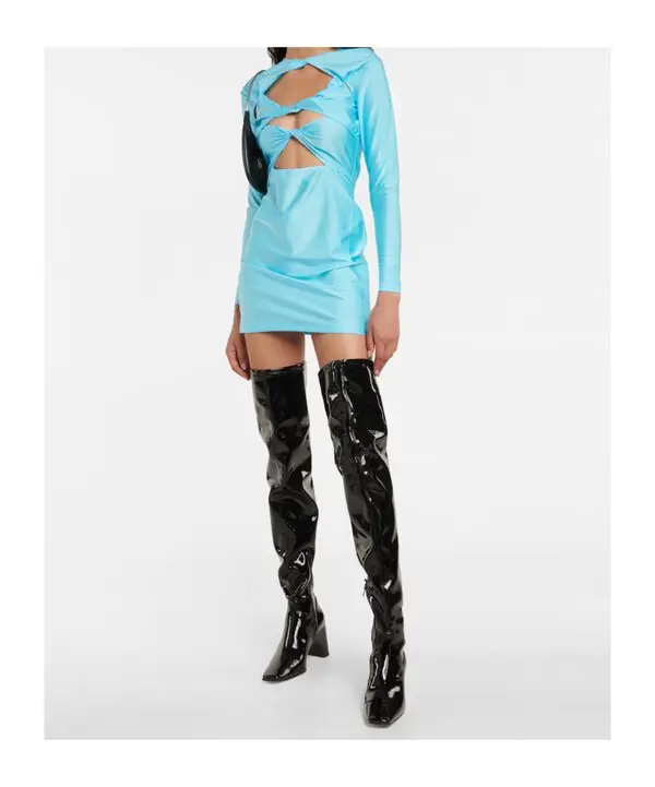 Coperni Cutout Stretch-jersey Minidress