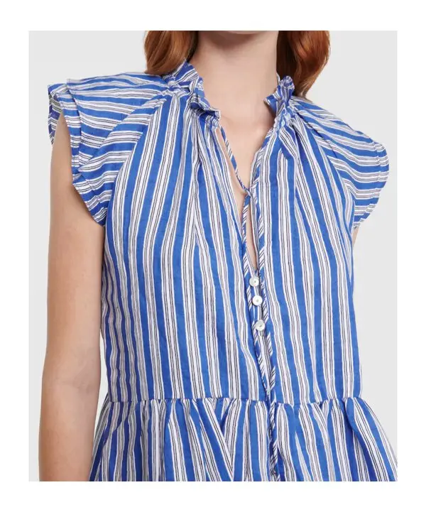 Veronica Beard Striped Printed Dress