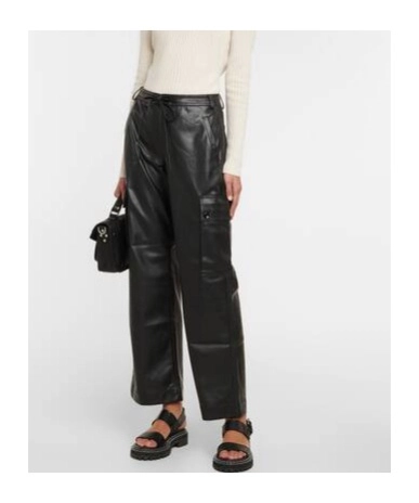 Proenza Schouler White Label High-rise Faux Leather Cargo Pants
