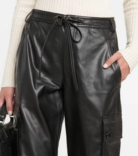Proenza Schouler White Label High-rise Faux Leather Cargo Pants