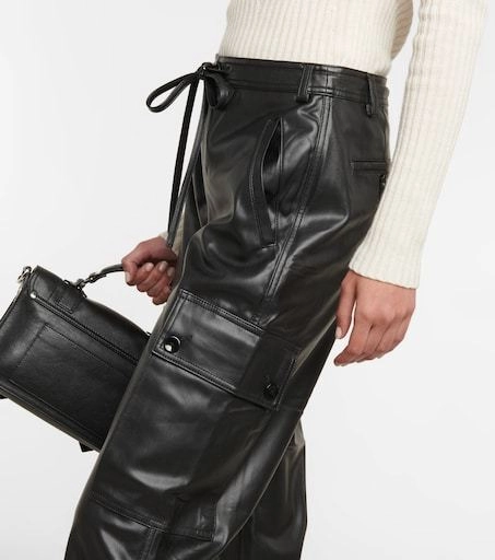 Proenza Schouler White Label High-rise Faux Leather Cargo Pants