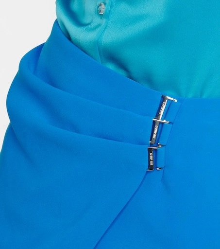 Attico Tech Crepe Mini Skirt