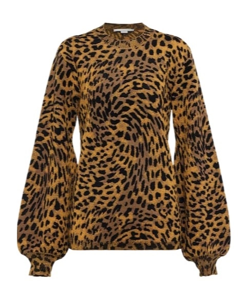 Stella McCartney Leopard Printed Sweater
