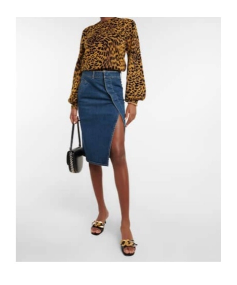 Stella McCartney Leopard Printed Sweater