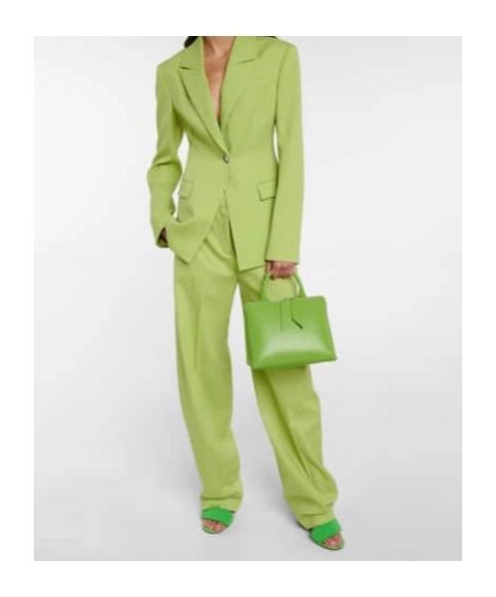 Attico Wool Gabardine Blazer