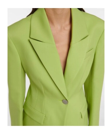 Attico Wool Gabardine Blazer