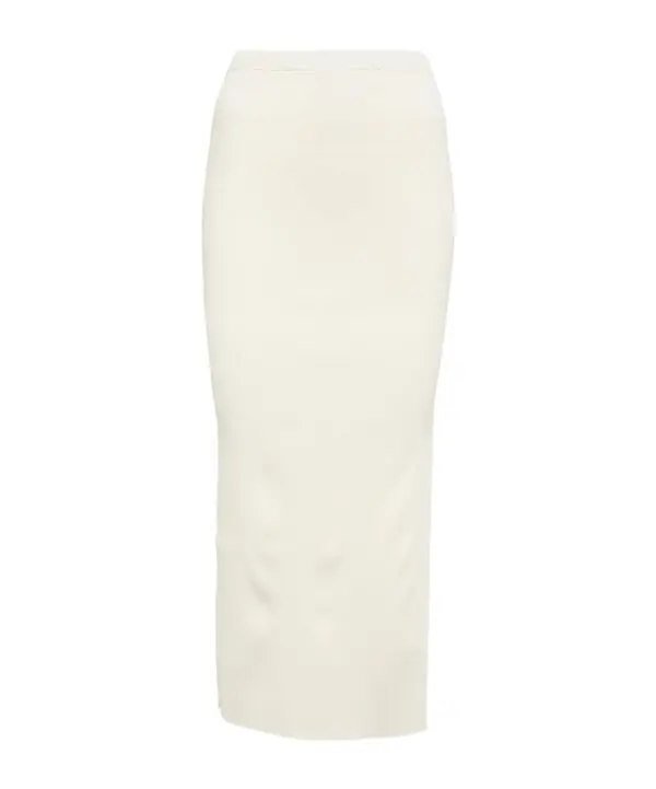 Altuzarra Irvette Ribbed-knit Midi Skirt