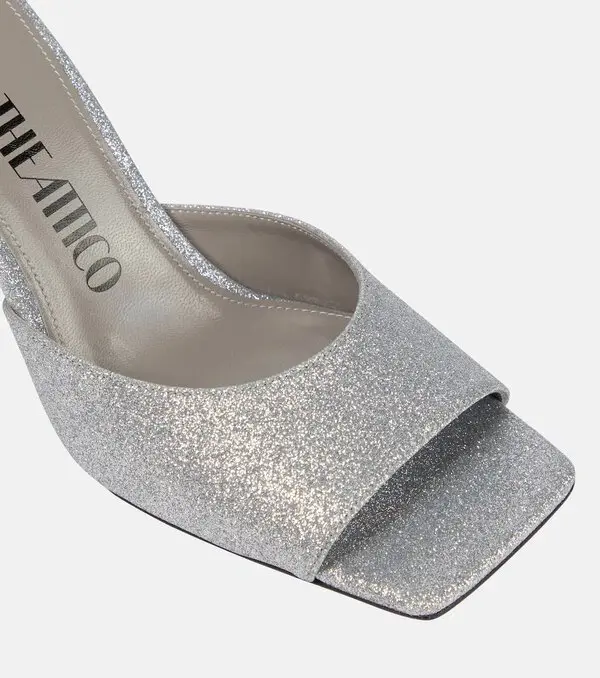 Attico Piper 85 Glitter-embellished Sandals