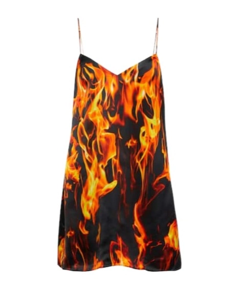 Vetements Printed Minidress