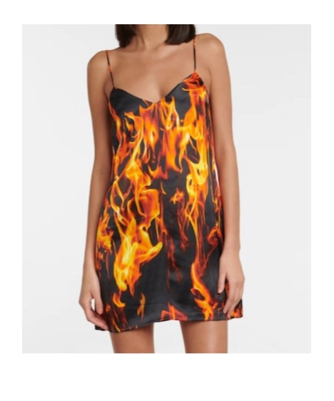 Vetements Printed Minidress