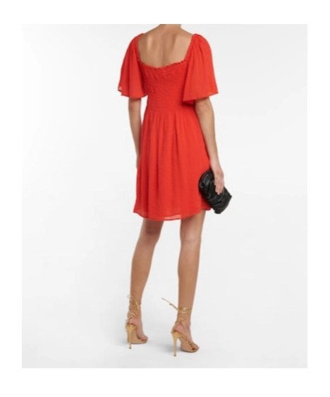 Velvet By Graham & Spencer Esme Cotton Gauze Minidress