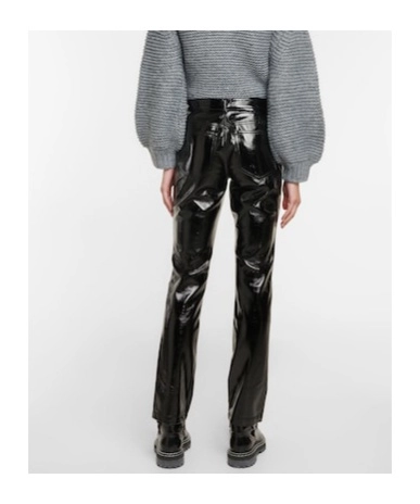 Proenza Schouler White Label Coated High-rise Straight Pants