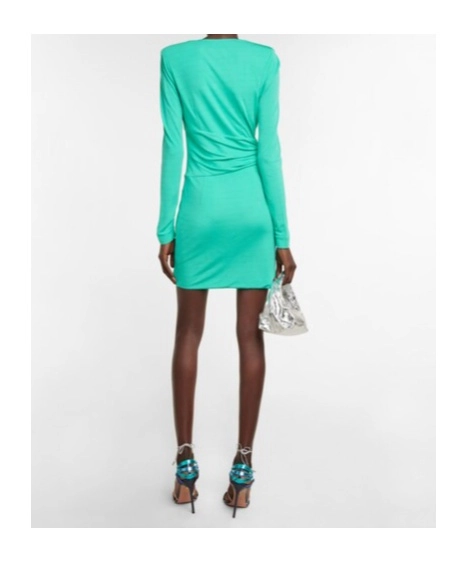 Rebecca Vallance Riccardo Draped Jersey Minidress