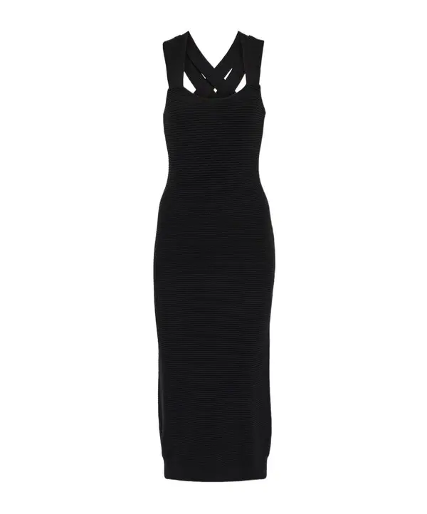 PATOU Knit Wool Midi Dress