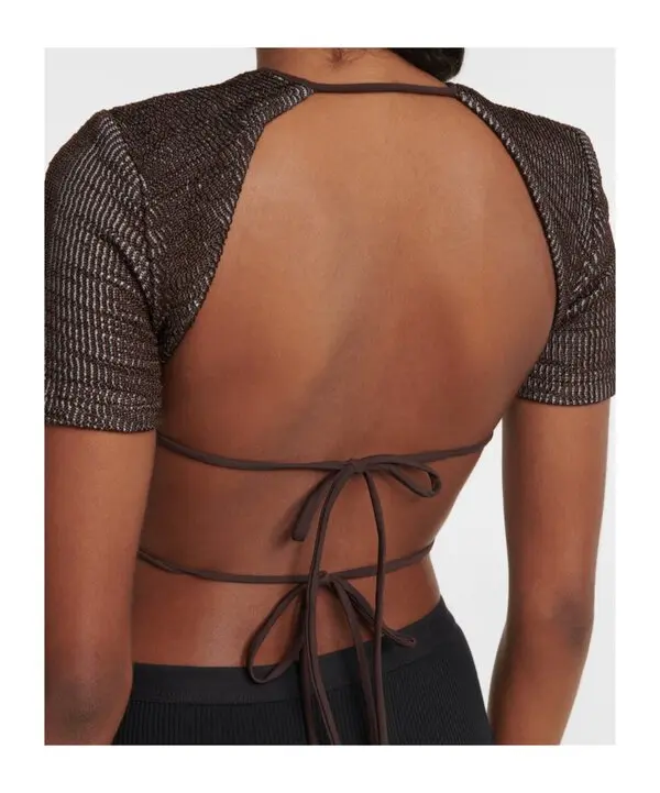 Christopher Esber Backless Crop Top