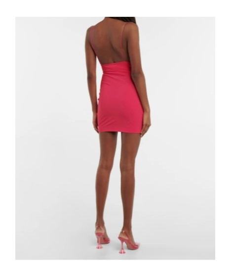 NENSI DOJAKA Cutout Ruched Minidress
