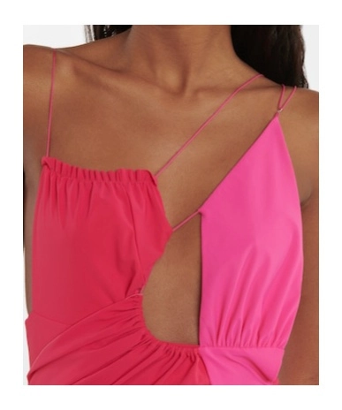 NENSI DOJAKA Cutout Ruched Minidress