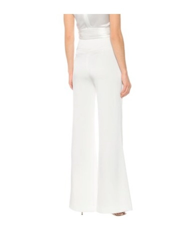 Galvan High-rise Wide-leg Crêpe Pants