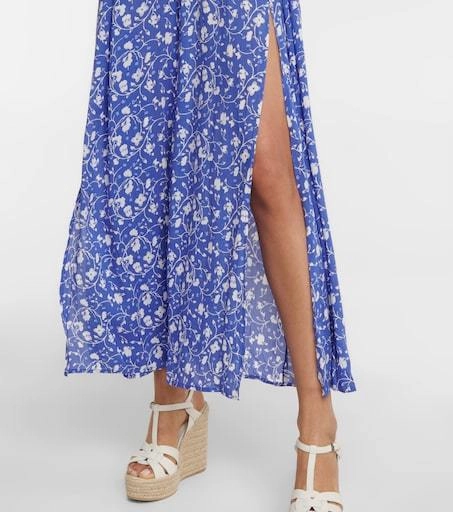 Poupette St Barth Nava Floral Maxi Dress