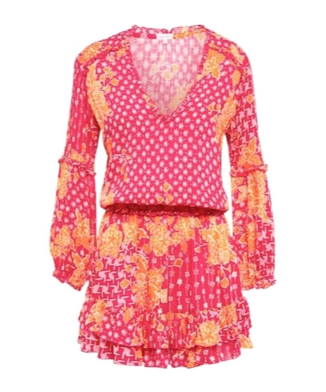 Poupette St Barth Ilona Printed Minidress