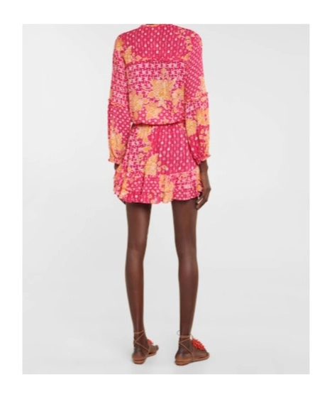 Poupette St Barth Ilona Printed Minidress