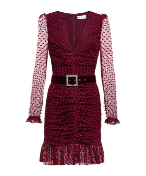 Rebecca Vallance Midnight Kiss Lace Mini Dress - Brown