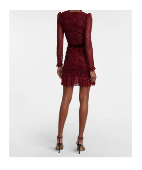 Rebecca Vallance Midnight Kiss Lace Mini Dress