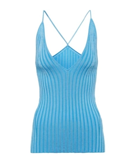 Galvan Rhea Ribbed-knit Tank Top