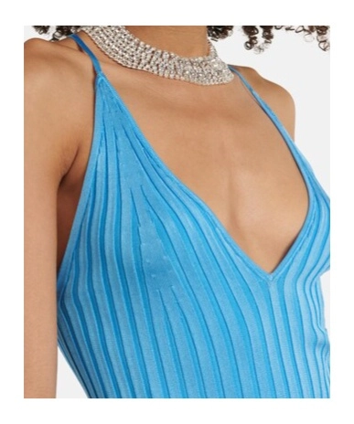 Galvan Rhea Ribbed-knit Tank Top