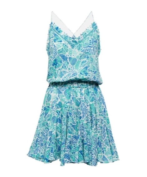 Poupette St Barth Laurie Printed Minidress - Blue