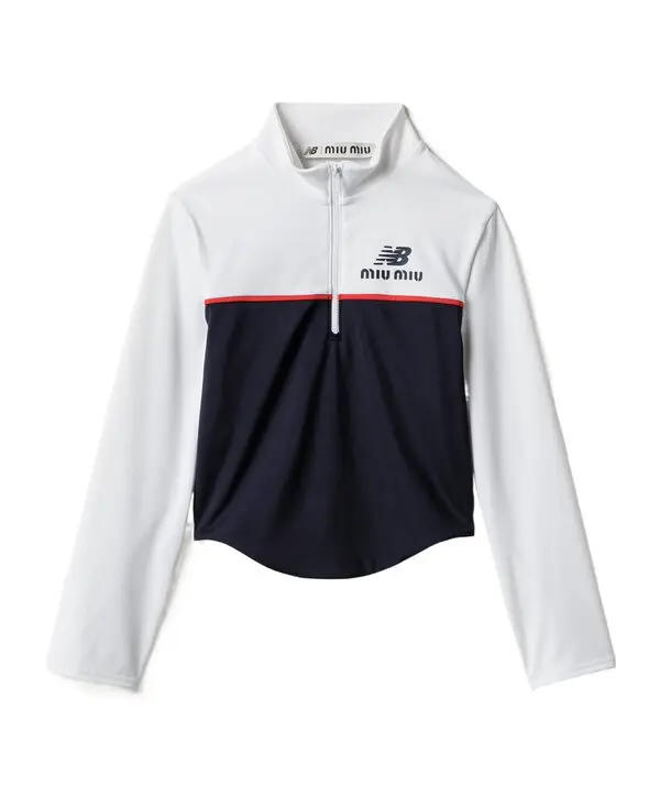Miu Miu Stretch Technical Jersey Top