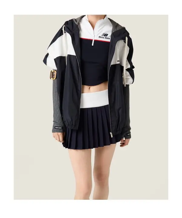 Miu Miu Stretch Technical Jersey Top