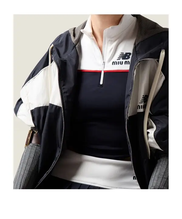 Miu Miu Stretch Technical Jersey Top