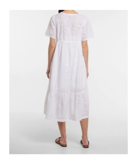 Heidi Klein Broderie Anglaise Cotton Midi Dress