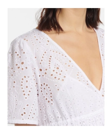 Heidi Klein Broderie Anglaise Cotton Midi Dress