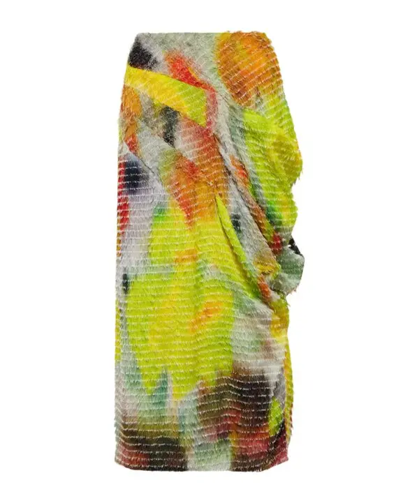 Dries Van Noten Printed Skirt - Multicolor