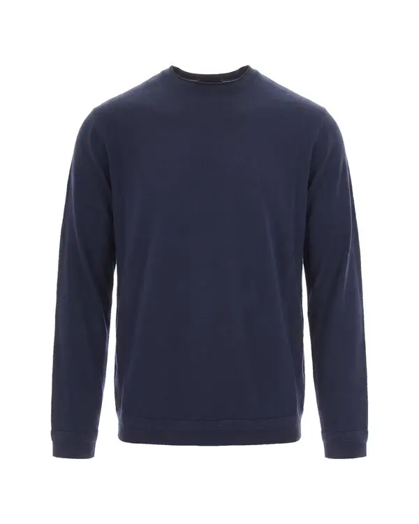 Emporio Armani S Virgin Wool Crewneck Sweater
