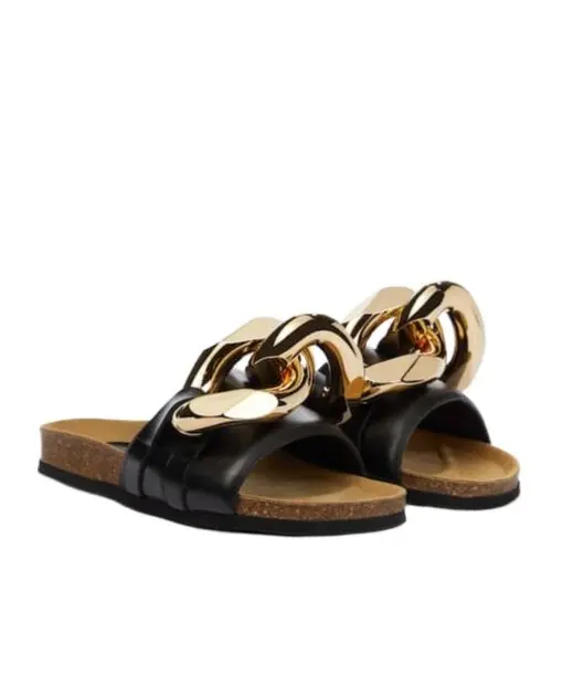 J.W.ANDERSON Embellished Leather Slides