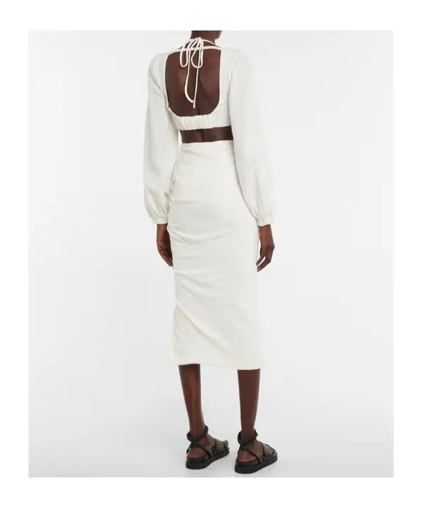 Simkhai Lace-up Crop Top