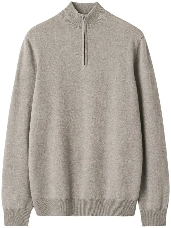 Soft Goat 100% Cashmere Sweatshirt Sweater - Grey