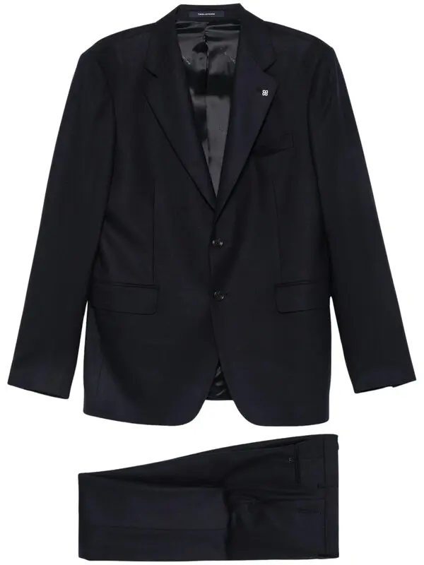 Tagliatore Wool & Elastane Suit Jacket - Navy